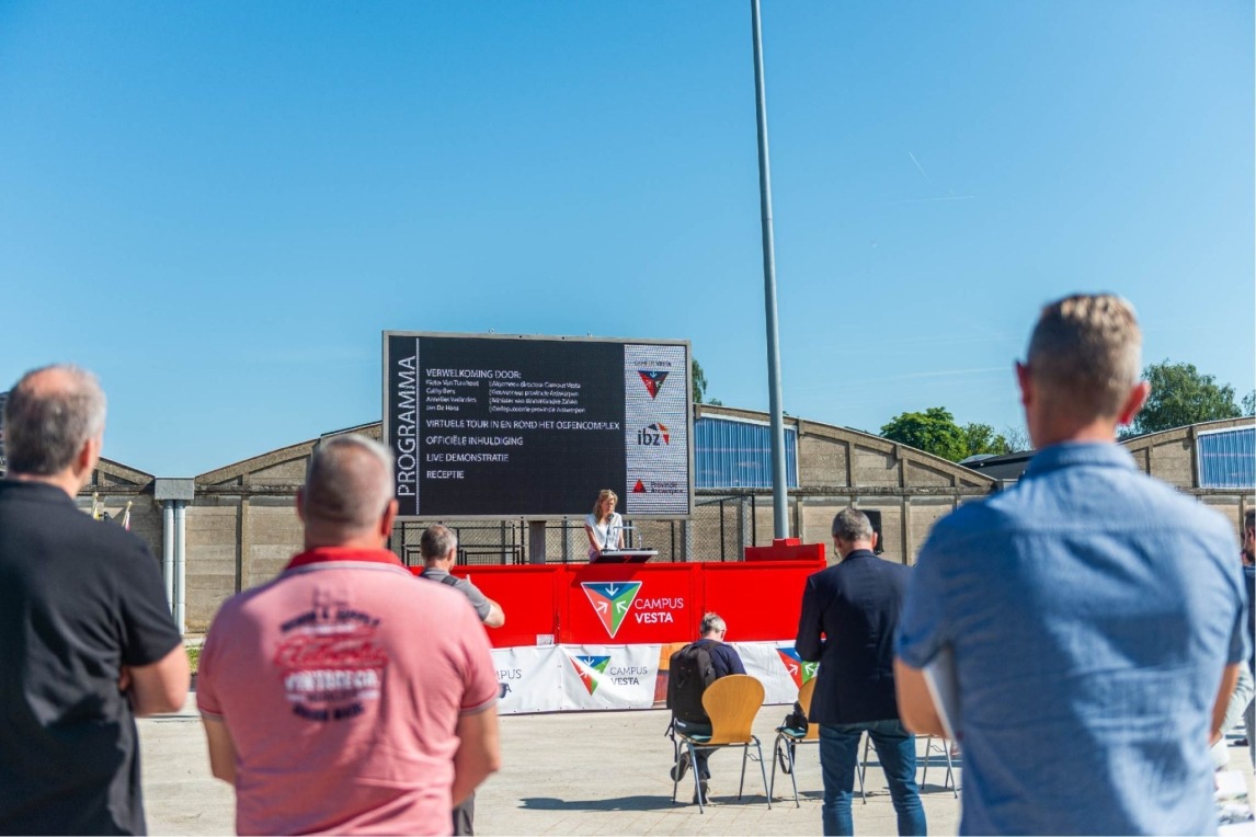 Inhuldiging industriële oefensite Campus Vesta | Stadsbader